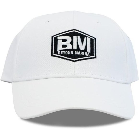 Unbranded | Accessories | Mens White Bm Beyond Marina Golf Hat Adjustable Cap With Strap Closure ...